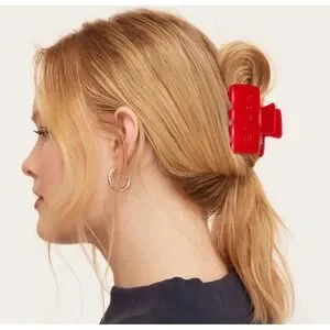 Parke x Target | Accessories | Parke X Target Red Claw Hair Clip Etched ...